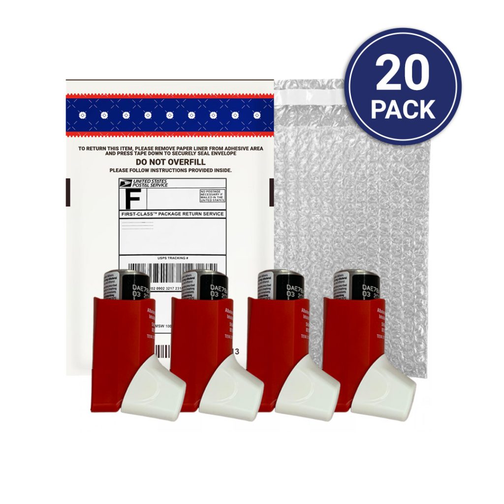 Inhaler Mail-In Take Back Envelopes (20pk) - American RX Group