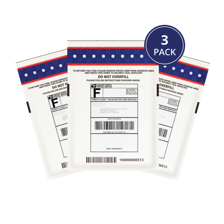 Medication Mail-In Take Back and Destruction Envelopes